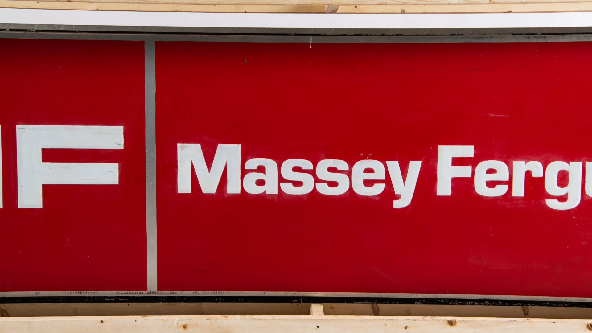 Massey Ferguson Double-Sided Tin Sign at Gone Farmin' Spring Classic ...