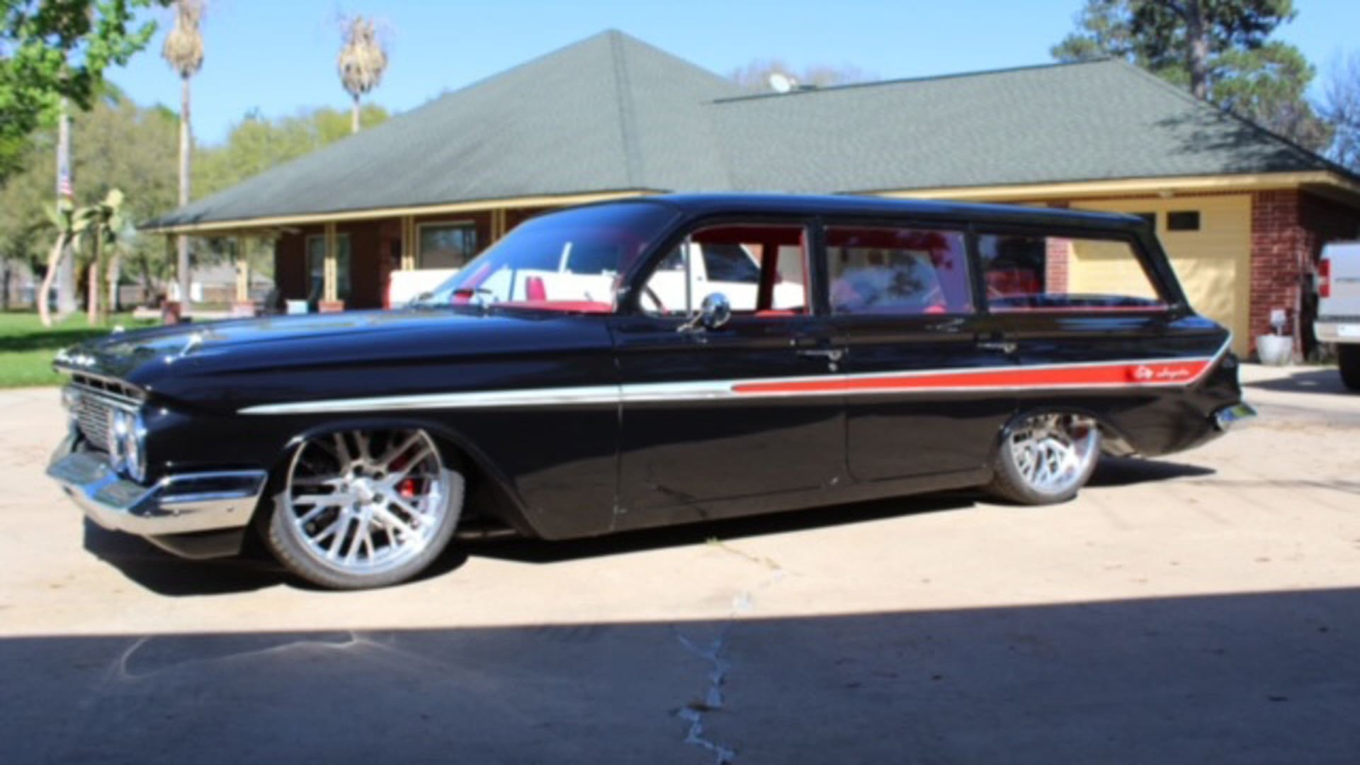 1961 Chevrolet Brookwood Station Wagon at Houston 2023 as F165 - Mecum ...