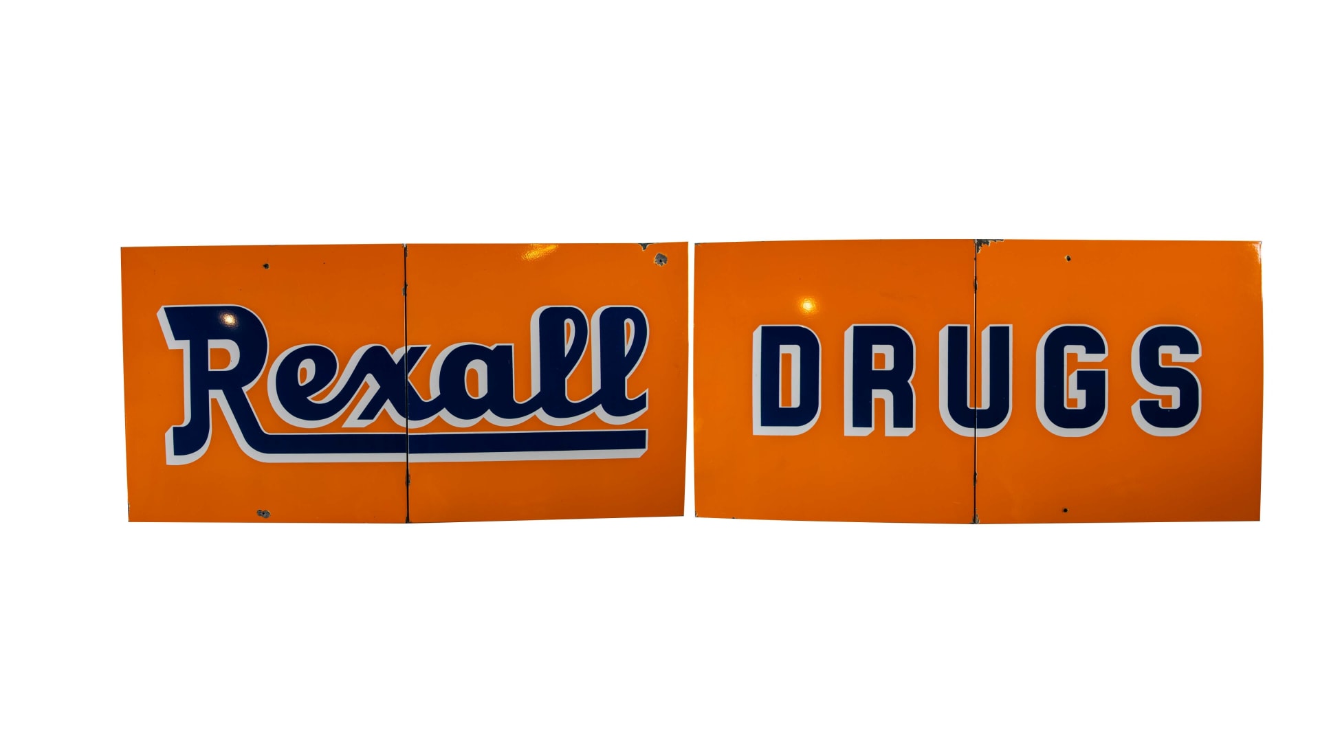 Rexall Drugs Single-Sided Porcelain Sign at Indy 2023 as M234 - Mecum ...