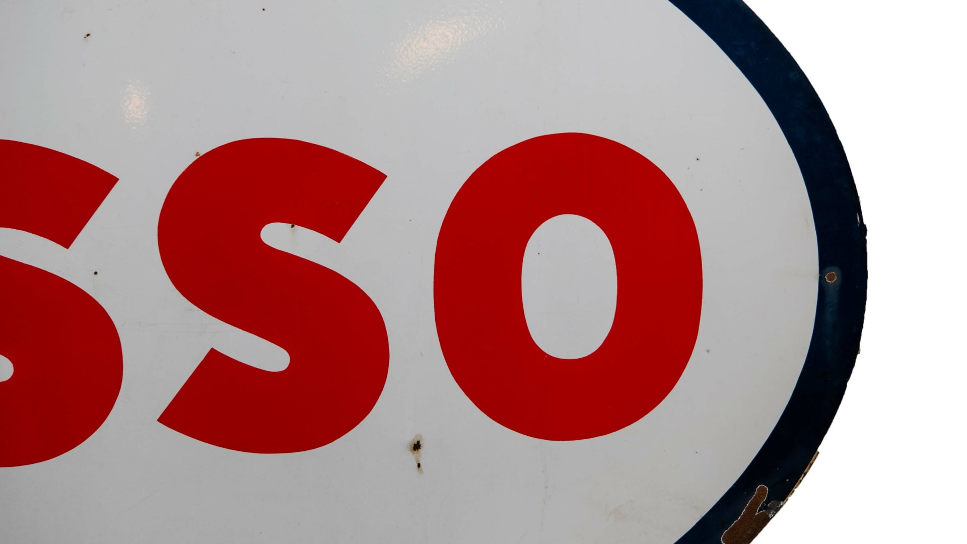 1953 Esso Double-Sided Porcelain Sign at Indy 2023 as M235 - Mecum Auctions