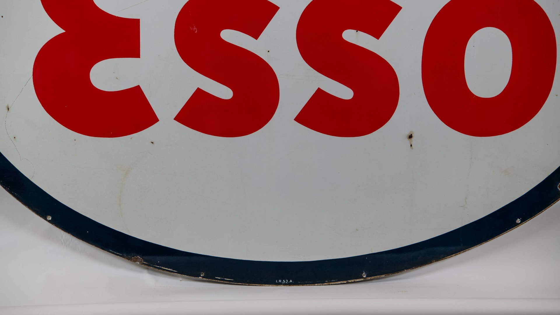1953 Esso Double-Sided Porcelain Sign at Indy 2023 as M235 - Mecum Auctions