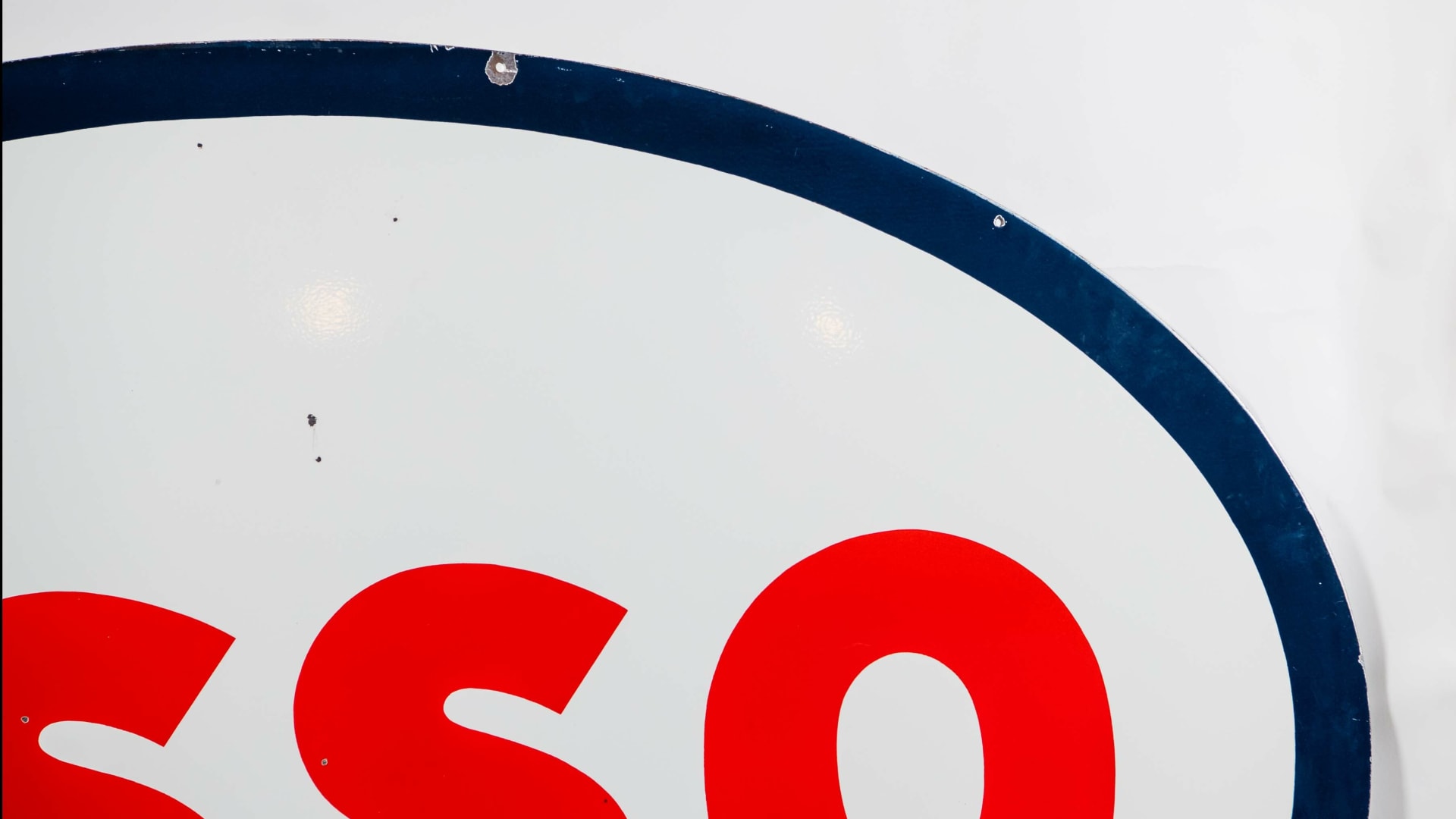 1953 Esso Double-Sided Porcelain Sign at Indy 2023 as M235 - Mecum Auctions