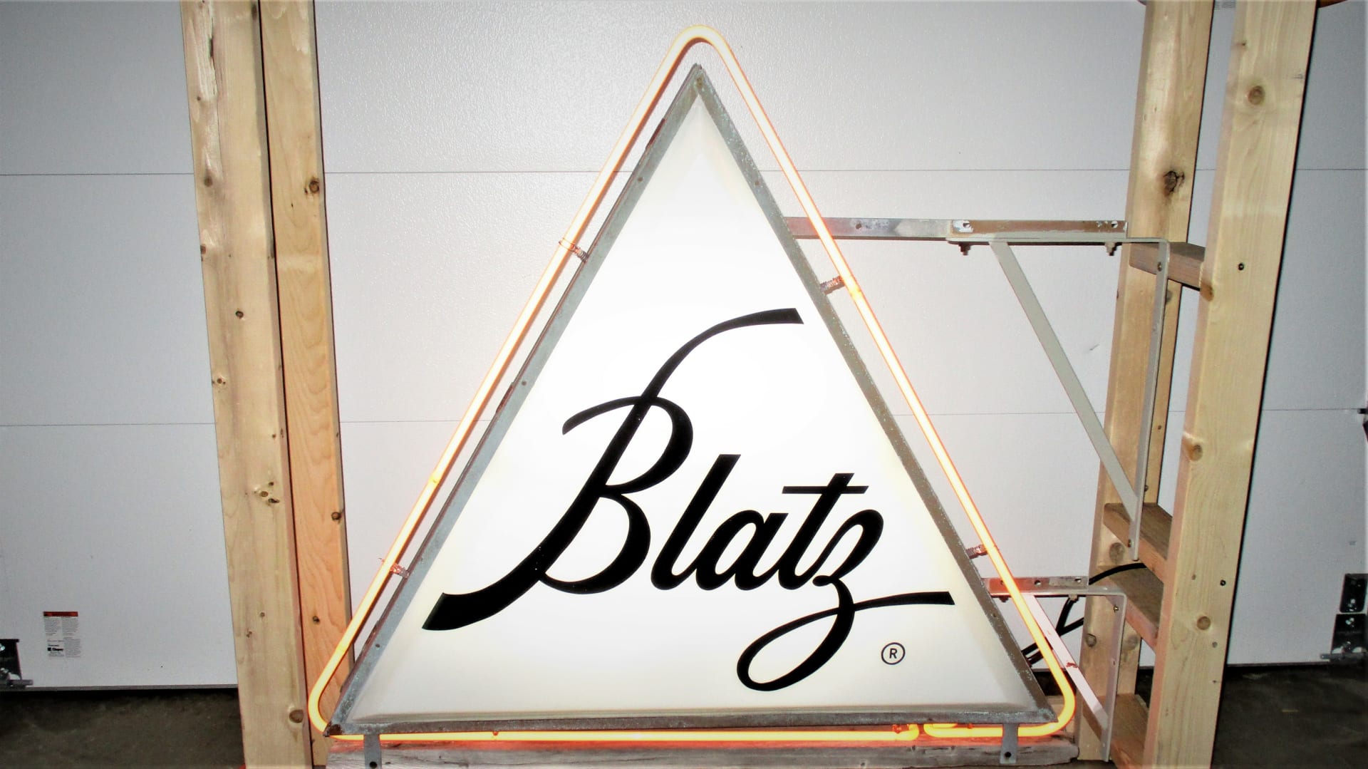 1960s Blatz Double-Sided Lighted Sign with Neon Ring at Gone Farmin ...
