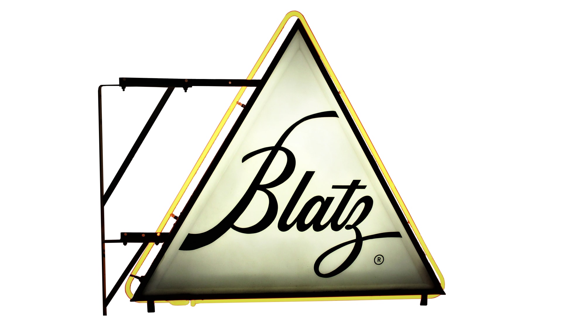 1960s Blatz Double-Sided Lighted Sign with Neon Ring at Gone Farmin ...