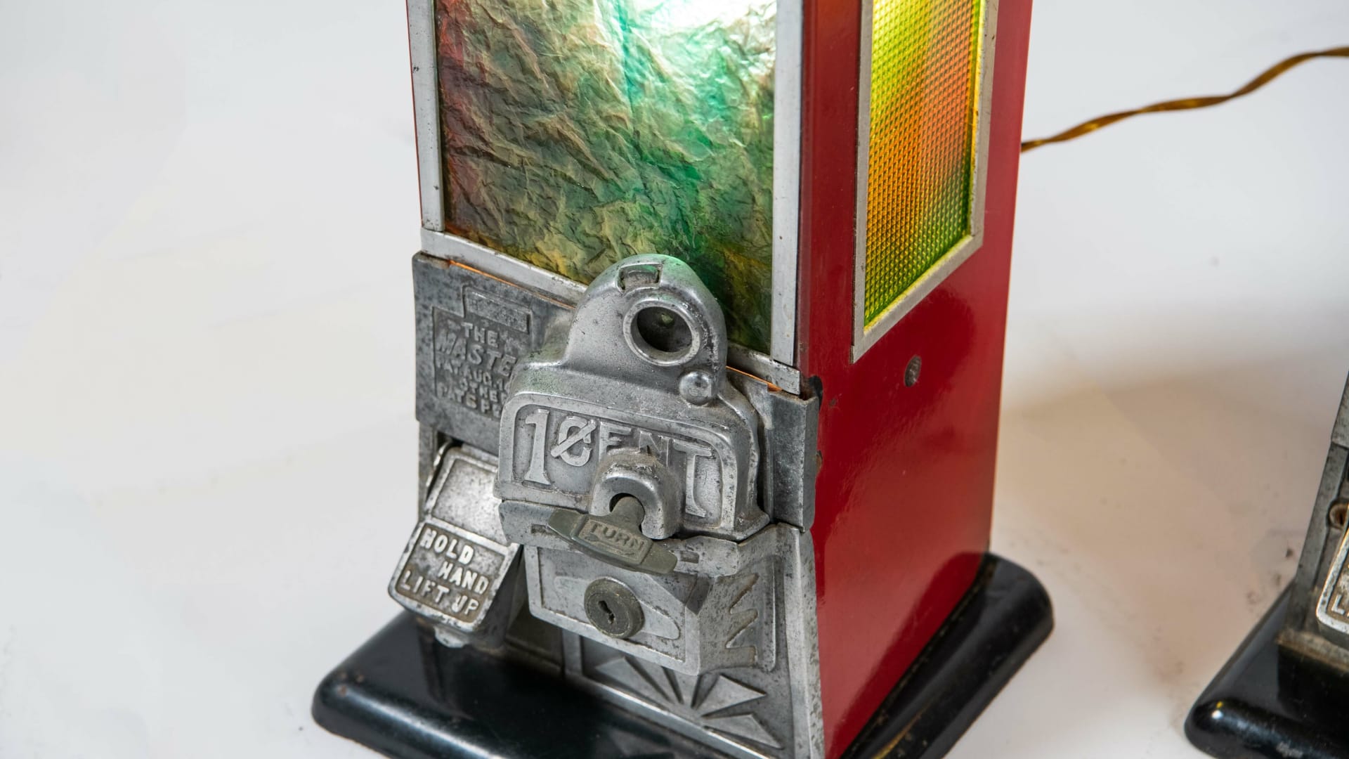 1923 The Master Gumball Machine Lamps, Lot of 2 at Indy 2023 as M200 ...