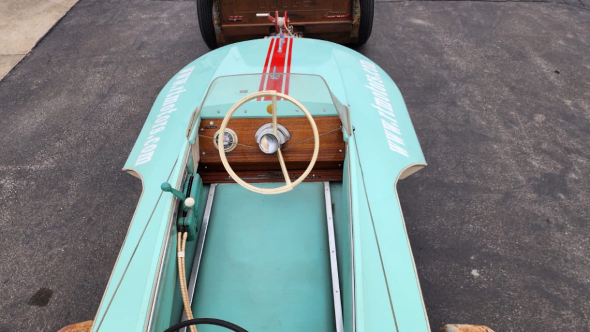 1965 Homemade Tiny Titan and Trailer Mini Hydroplane at Indy 2023 as ...