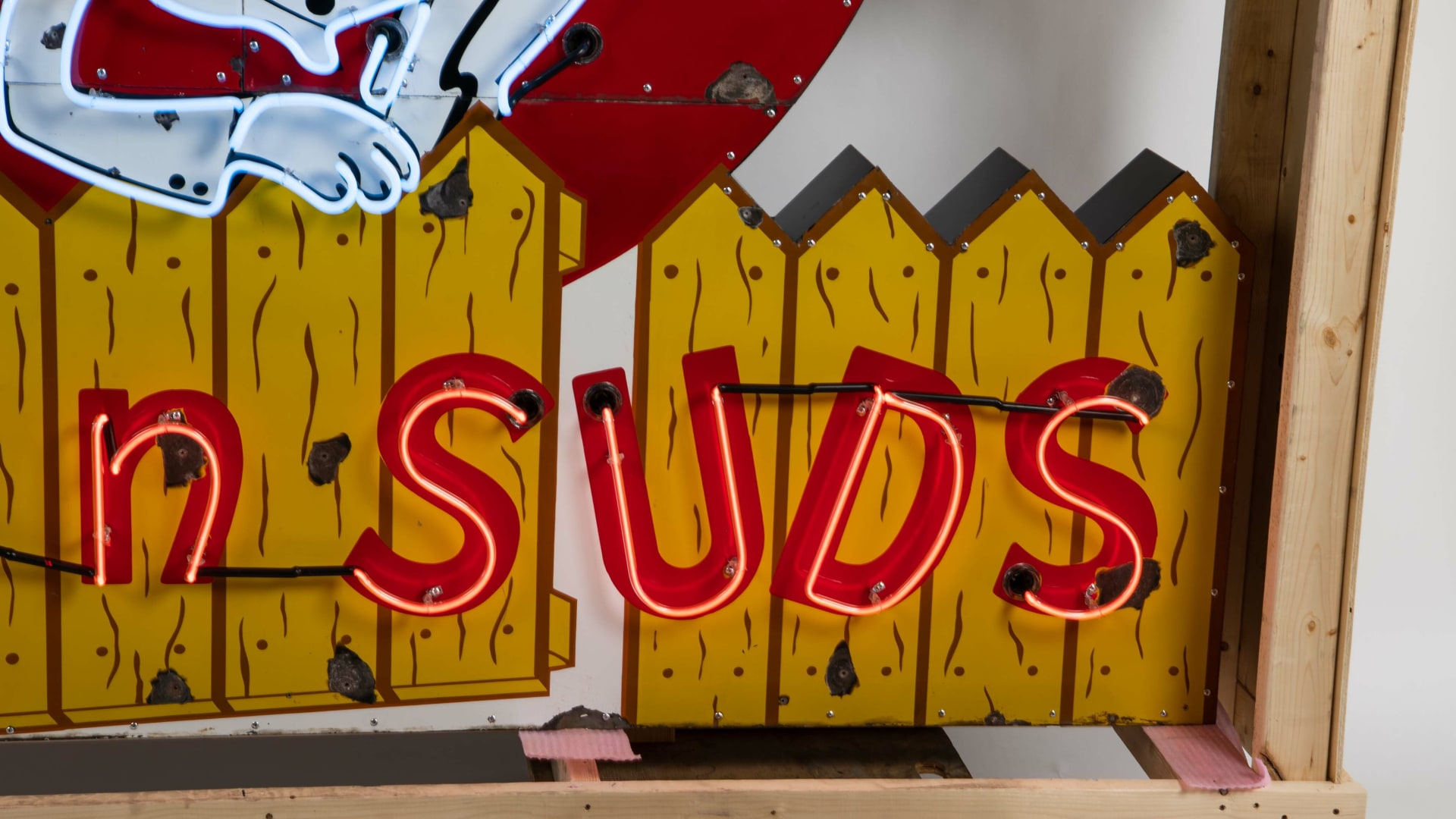 1950s-1960s Dog n Suds Single-Sided Porcelain Neon Sign with Chasers at ...