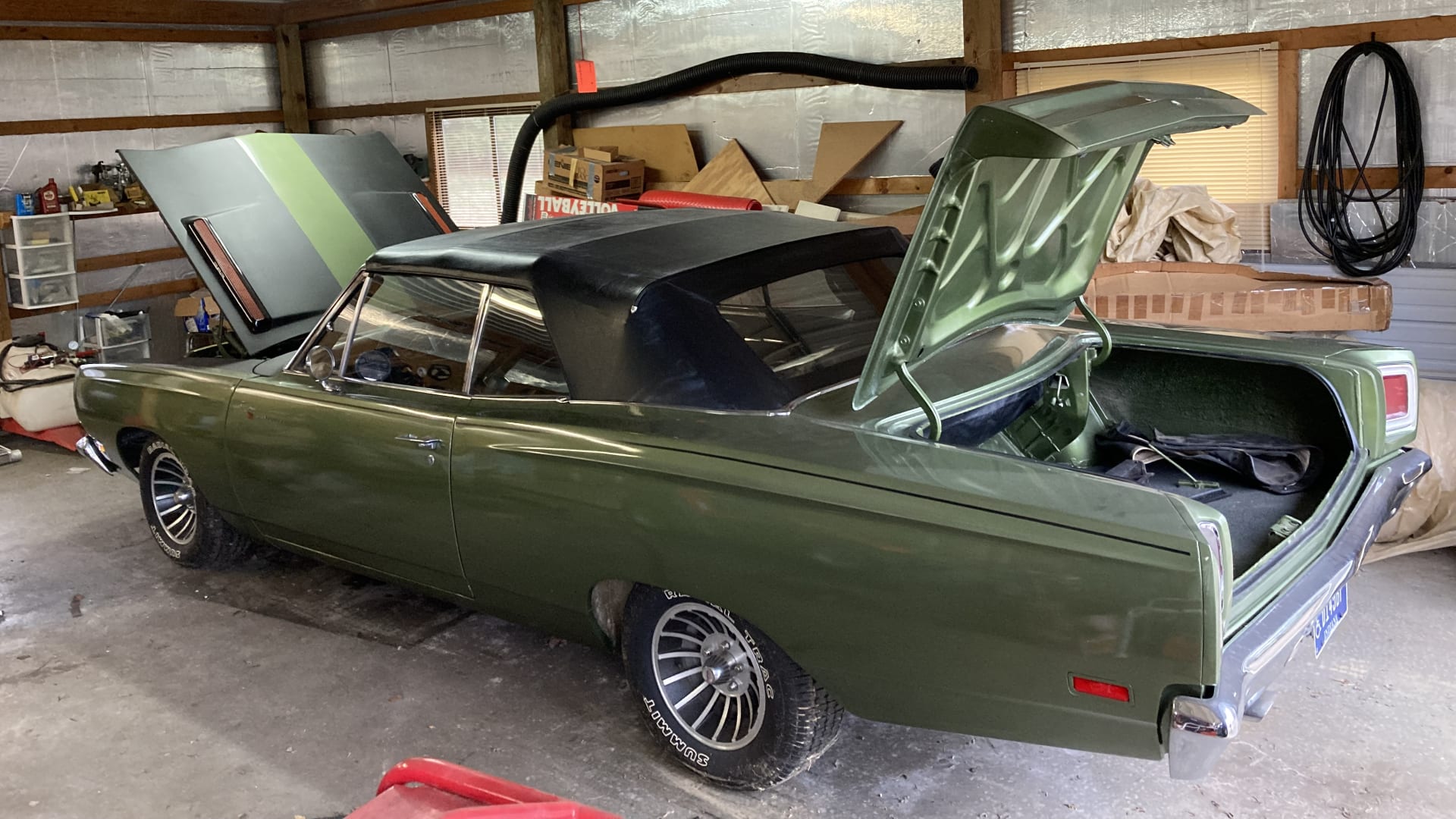 1969 Plymouth Road Runner Convertible at Indy 2023 as K164 - Mecum Auctions