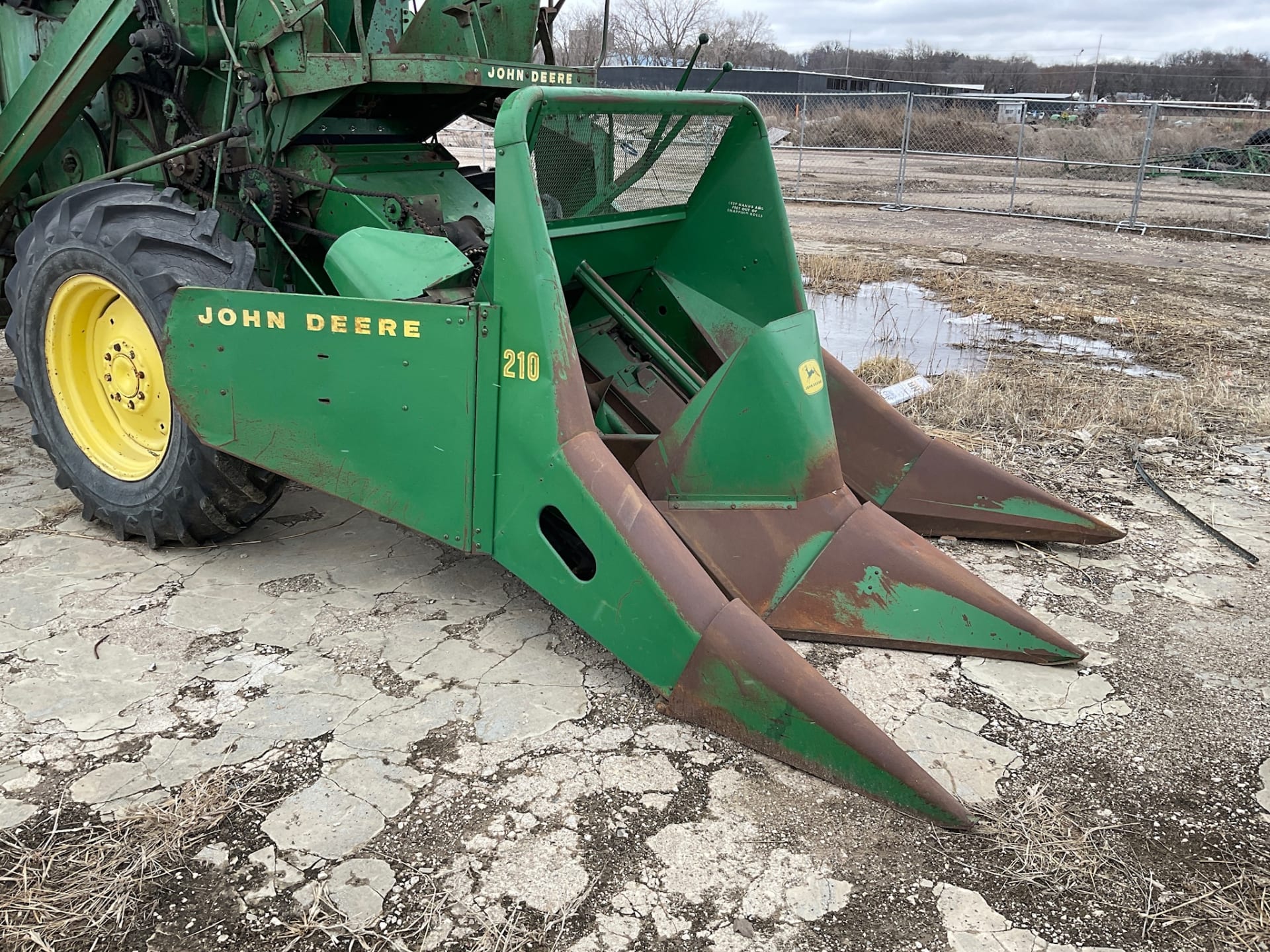 1963 John Deere 45 Combine at Gone Farmin' Spring Classic 2023 as F233 ...