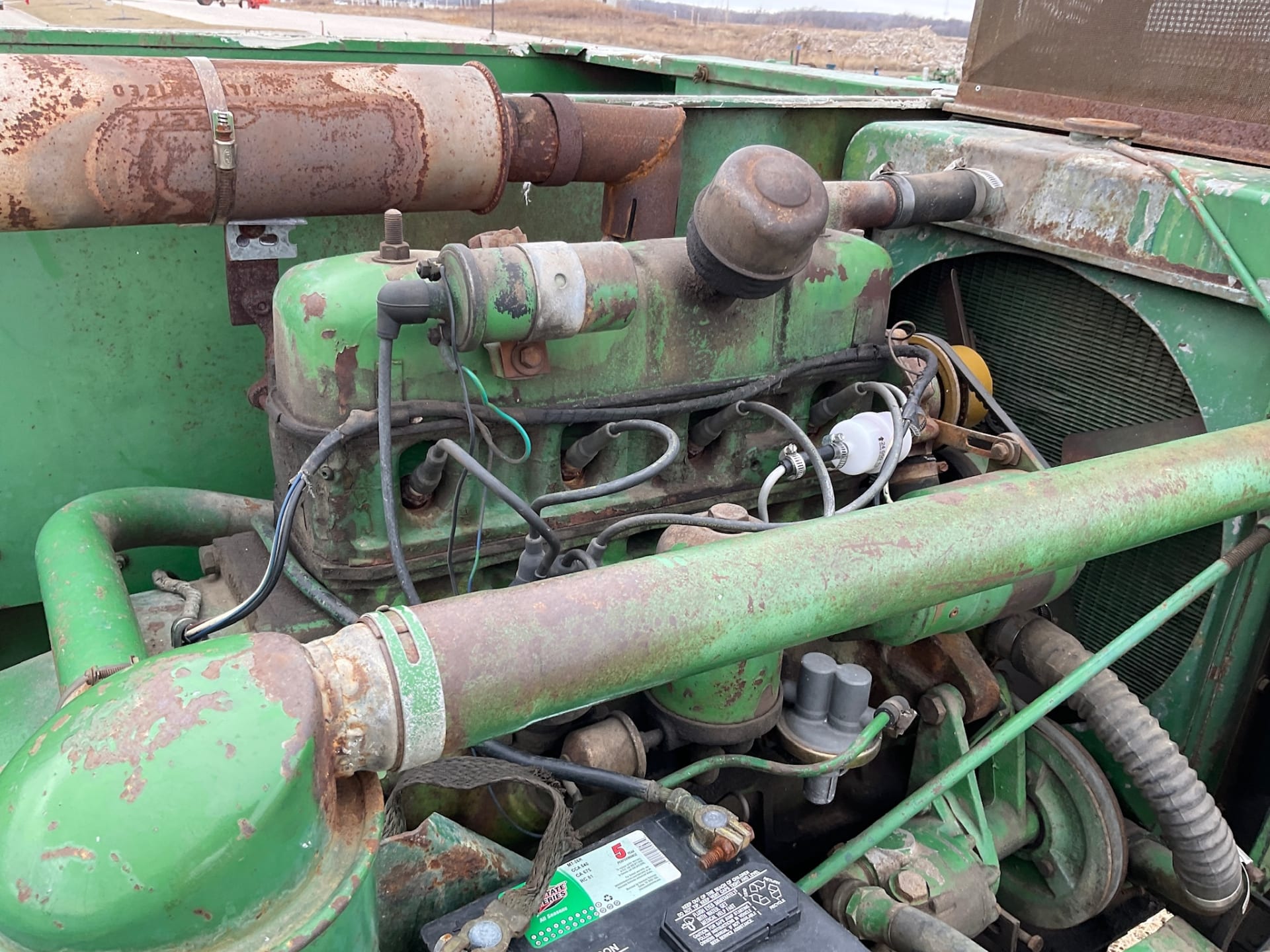 1963 John Deere 45 Combine at Gone Farmin' Spring Classic 2023 as F233 ...
