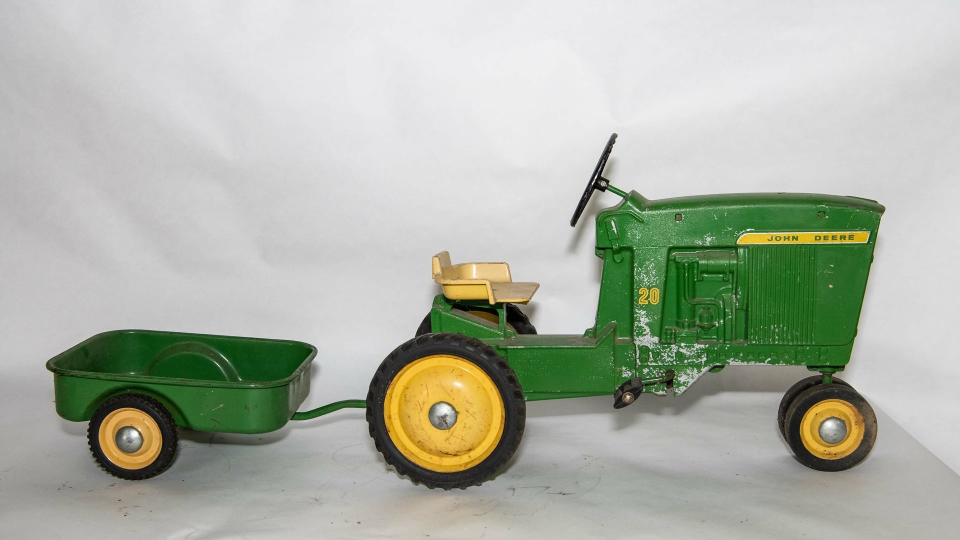 John Deere Ertl Model D-65 Pedal Tractor with Wagon at Gone Farmin ...