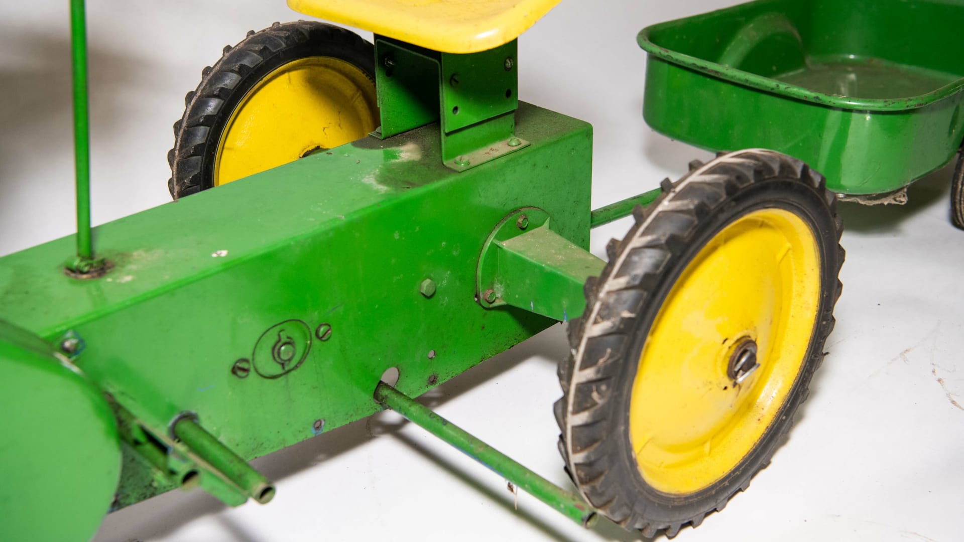 1962 John Deere Play-Trac Pedal Tractor with Wagon at Gone Farmin ...