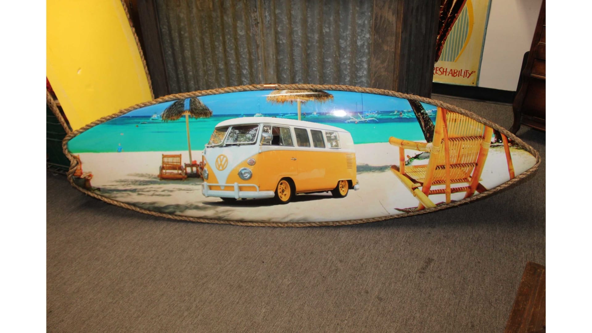 VW Bus Surfboard at Indy 2023 as M133 - Mecum Auctions