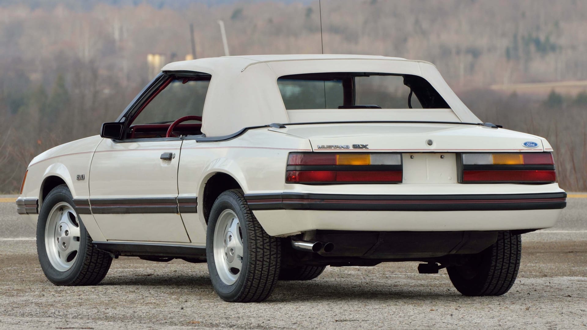 1983 Ford Mustang GLX Convertible at Indy 2023 as T145.1 - Mecum Auctions