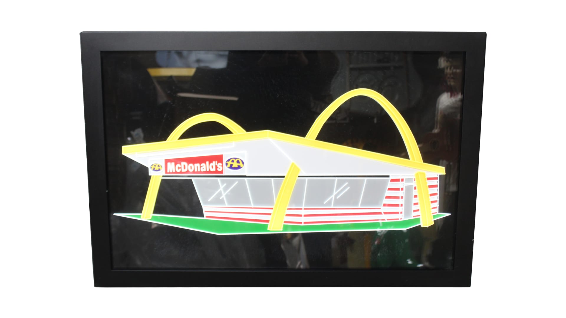 McDonald's Single-Sided Light-up Sign at Indy 2023 as M162 - Mecum Auctions