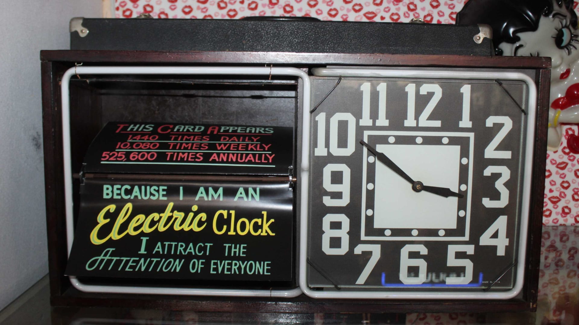 Rotating Advertising Neon Clock at Indy 2023 as M127 - Mecum Auctions