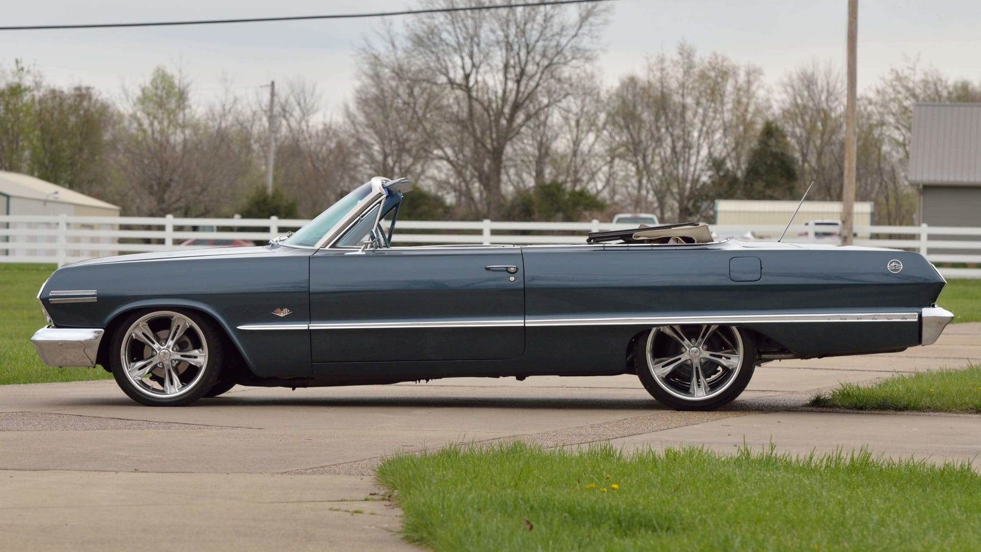 1963 Chevrolet Impala Convertible at Indy 2023 as T162.1 - Mecum Auctions