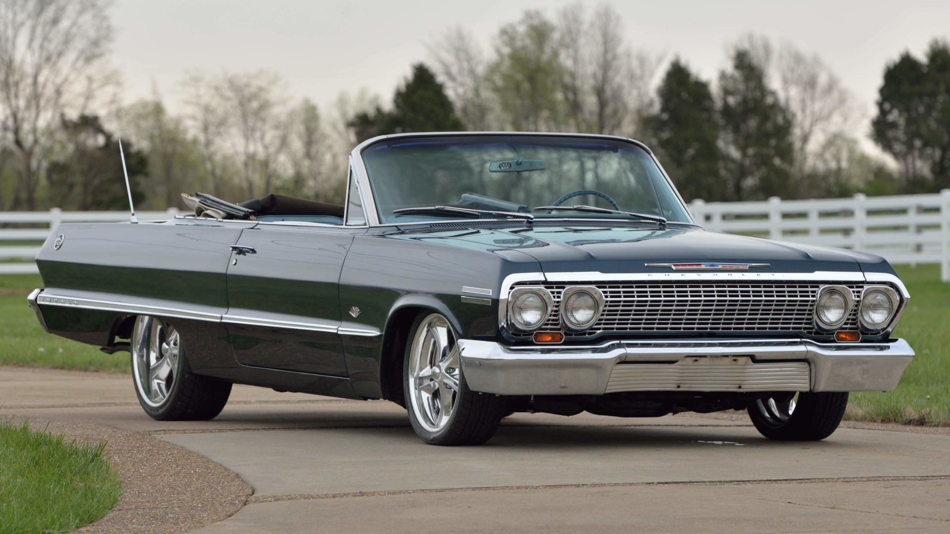 1963 Chevrolet Impala Convertible at Indy 2023 as T162.1 - Mecum Auctions