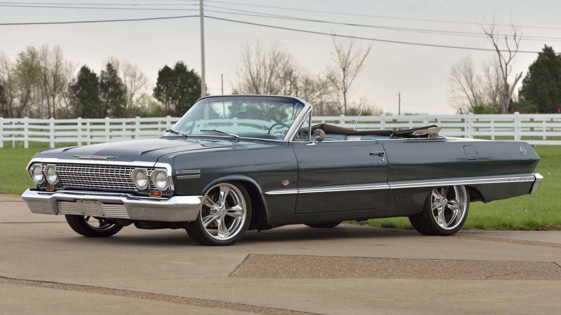 1963 Chevrolet Impala Convertible at Indy 2023 as T162.1 - Mecum Auctions