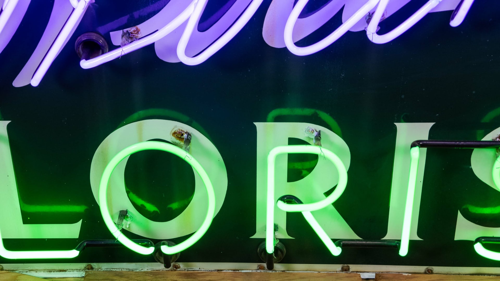 Wirth Florist Double-Sided Neon Sign at Indy 2023 as M368 - Mecum Auctions