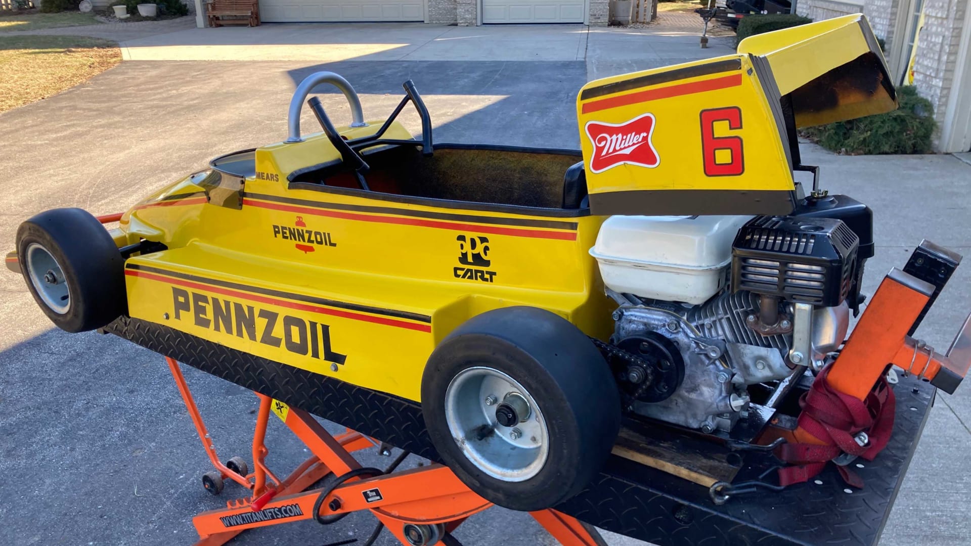 1980s Pennzoil Go-Kart at Indy 2023 as M198 - Mecum Auctions