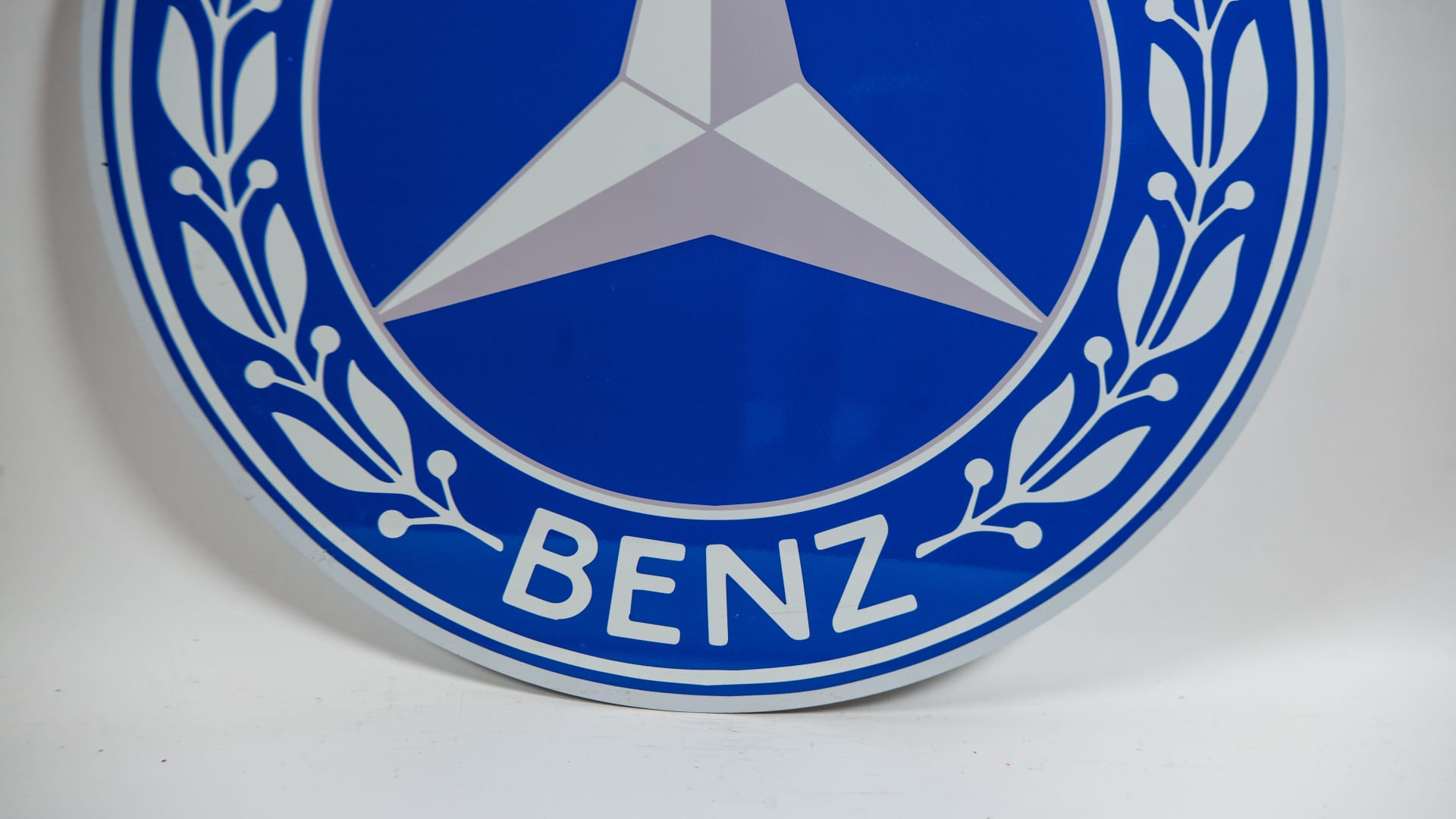 Mercedes-Benz Single-Sided Tin Sign at Indy 2023 as Z229 - Mecum Auctions