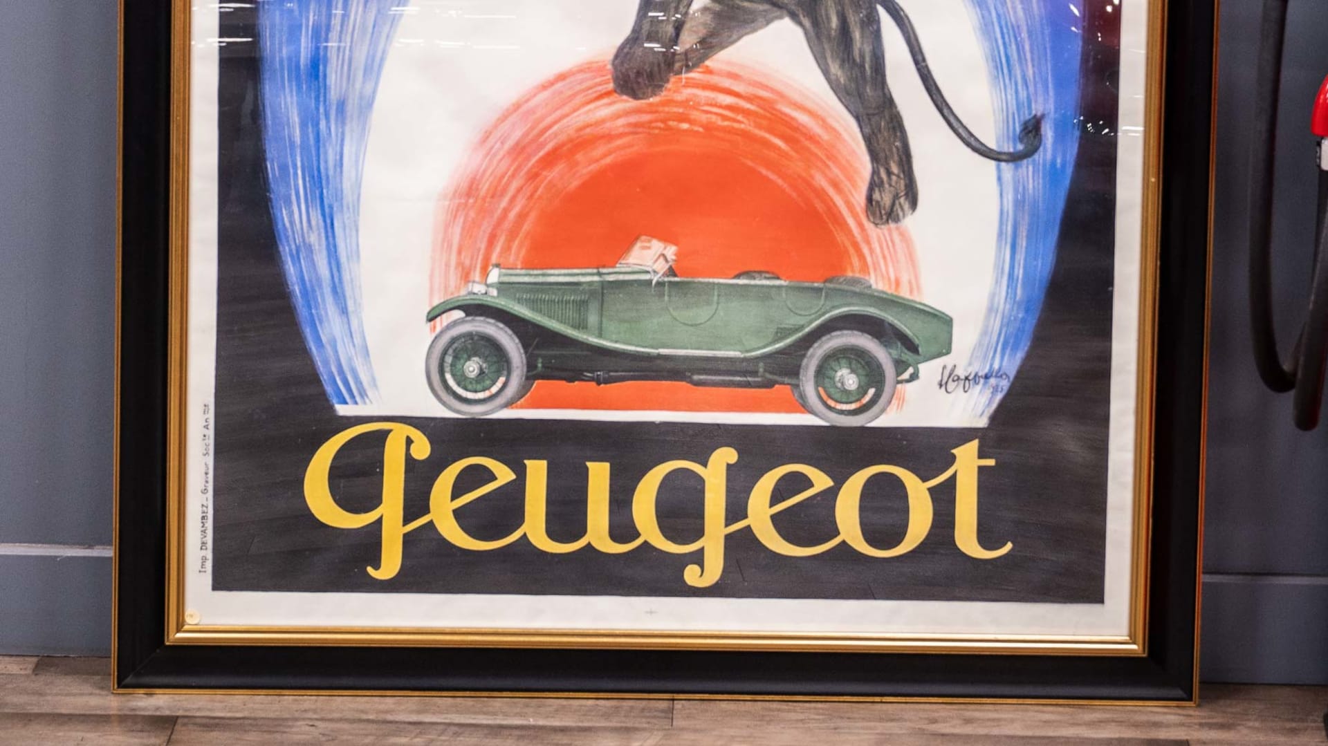 1920s Peugeot Framed French Advertising Poster at The World’s Largest ...