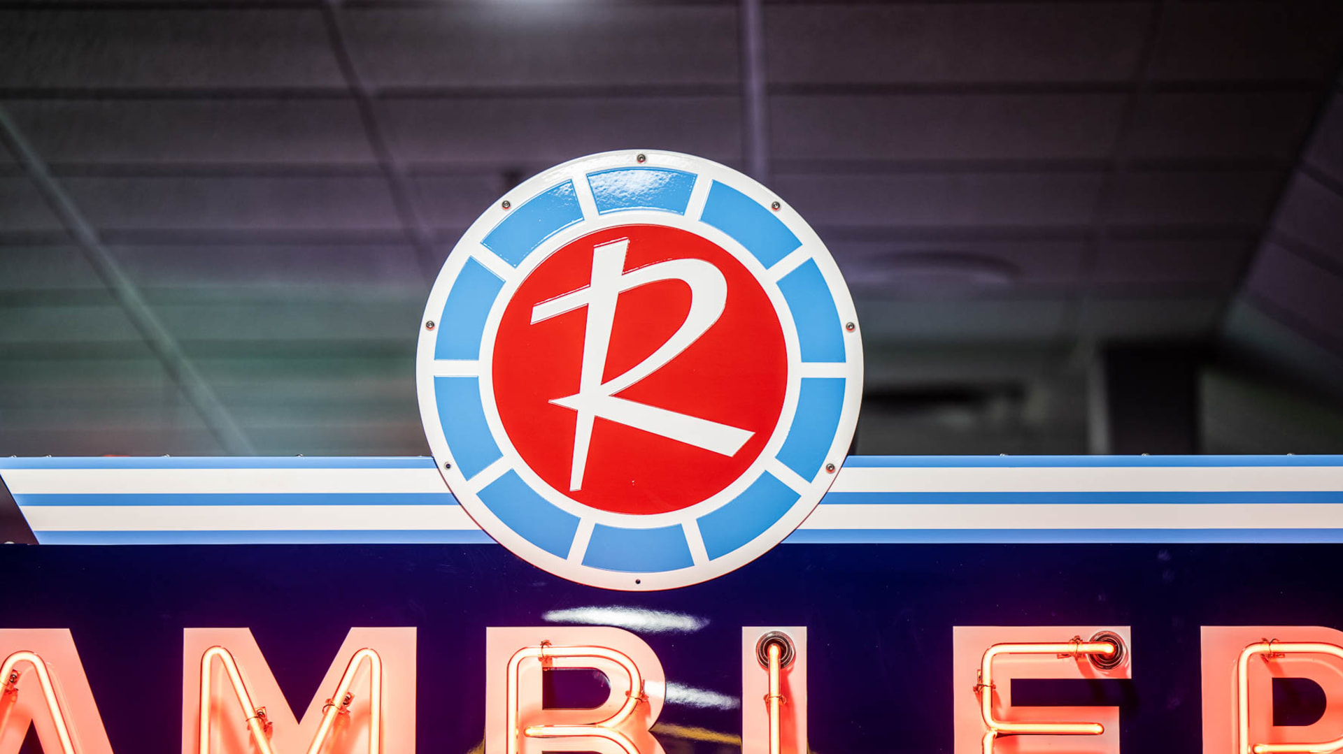 Rambler Double-Sided Neon Sign at The World’s Largest Road Art Auction ...