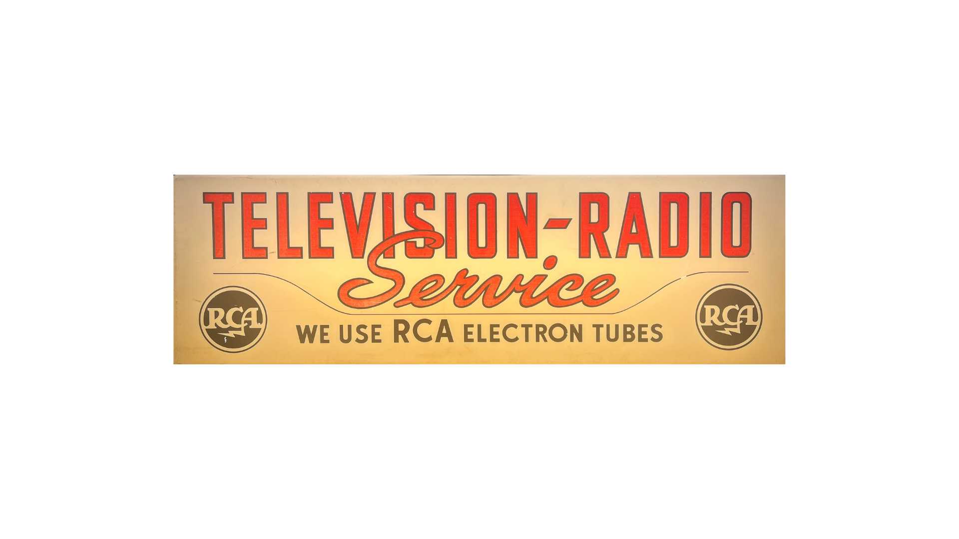 1950s RCA Single-Sided Light-up Sign at Indy 2023 as M70 - Mecum Auctions