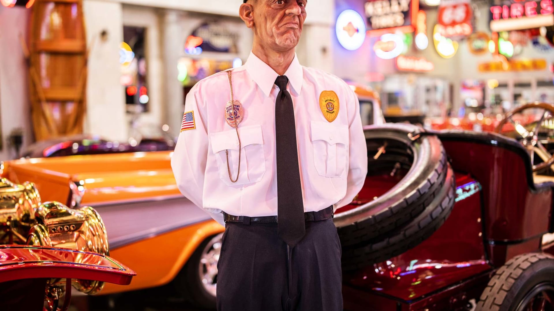 Security Guard Mannequin at The World’s Largest Road Art Auction 2023 ...