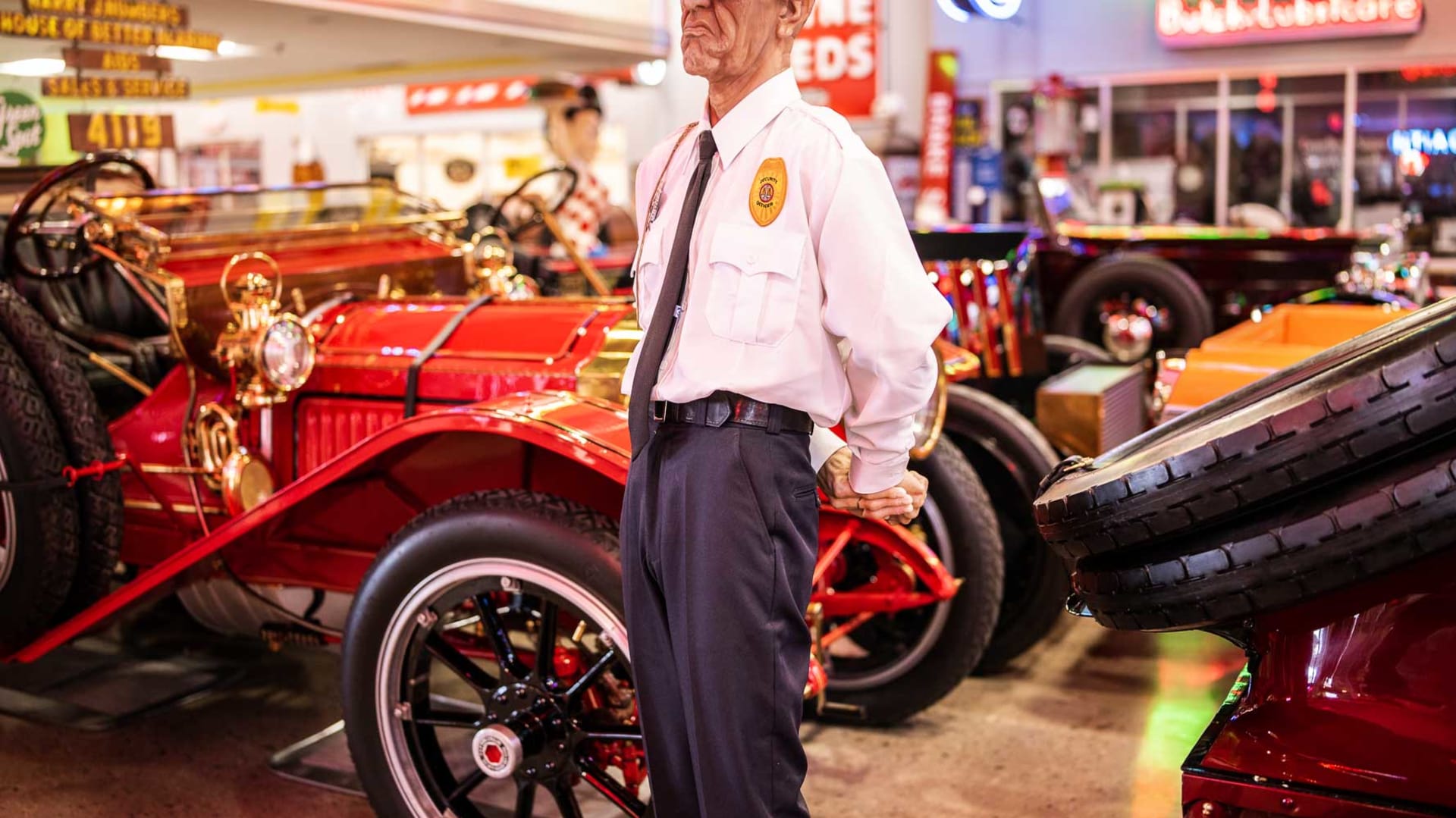 Security Guard Mannequin at The World’s Largest Road Art Auction 2023 ...