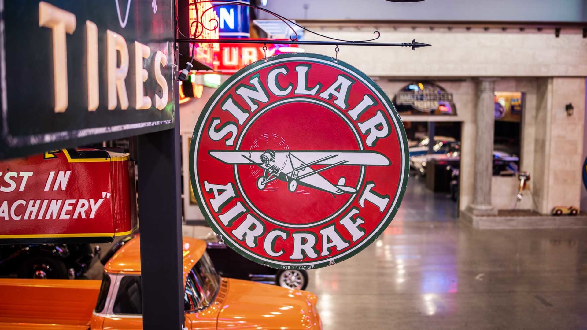 Sinclair Aircraft Double-Sided Porcelain Sign at The World’s Largest ...