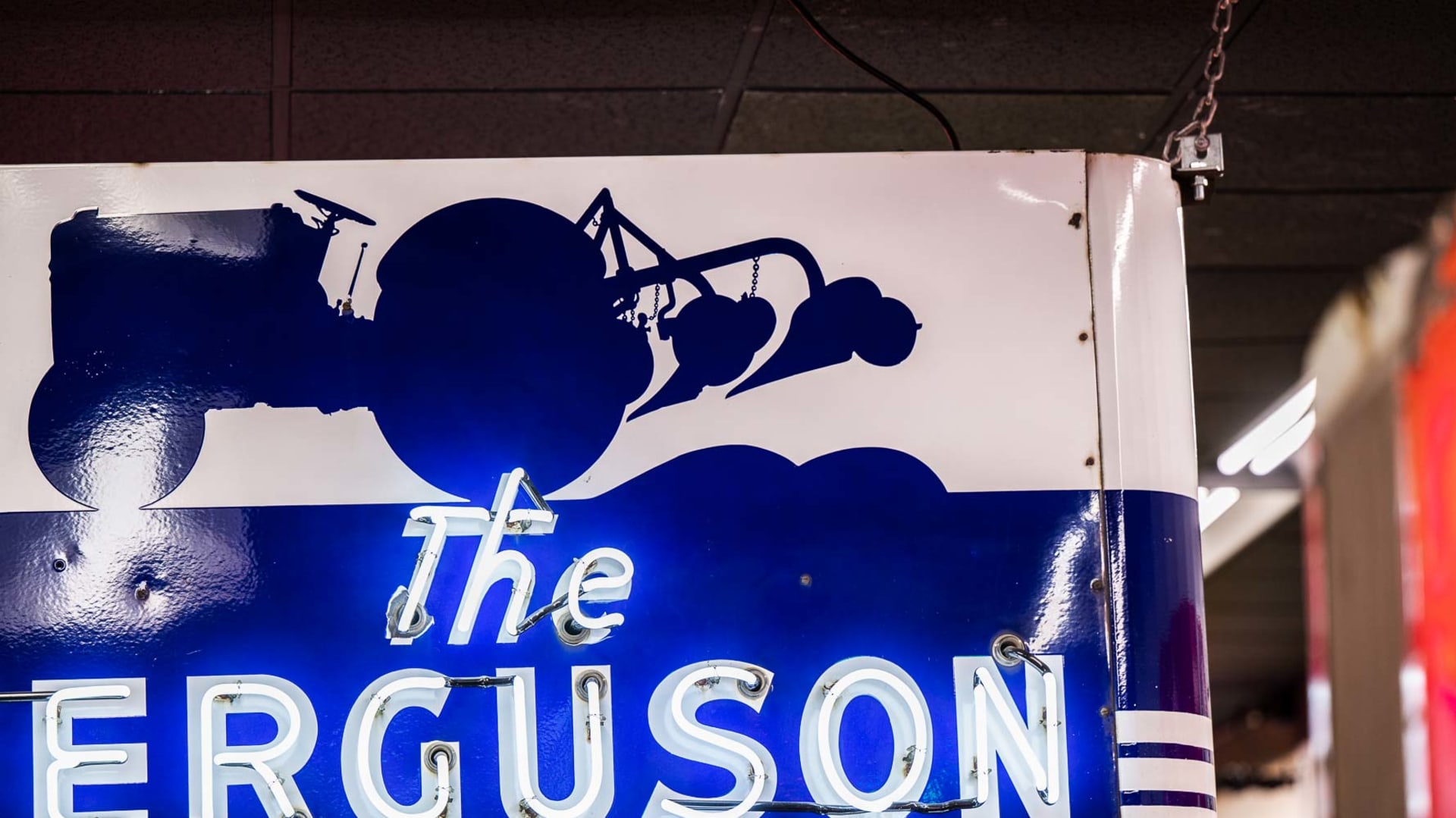 The Ferguson System Double-Sided Porcelain Bullnose Neon Sign at The ...