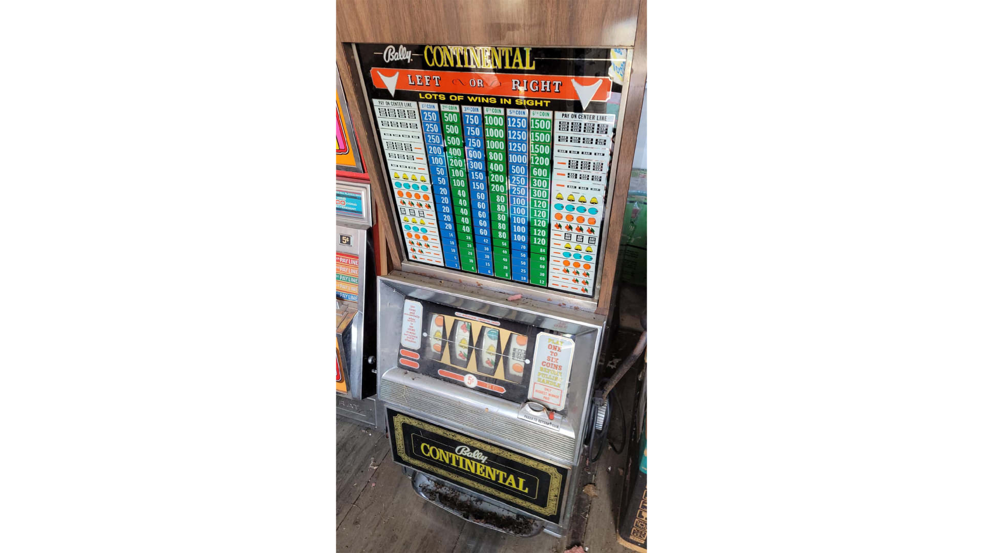 1960s-1970s Bally Continental Slot Machine at Indy 2023 as M378 - Mecum ...