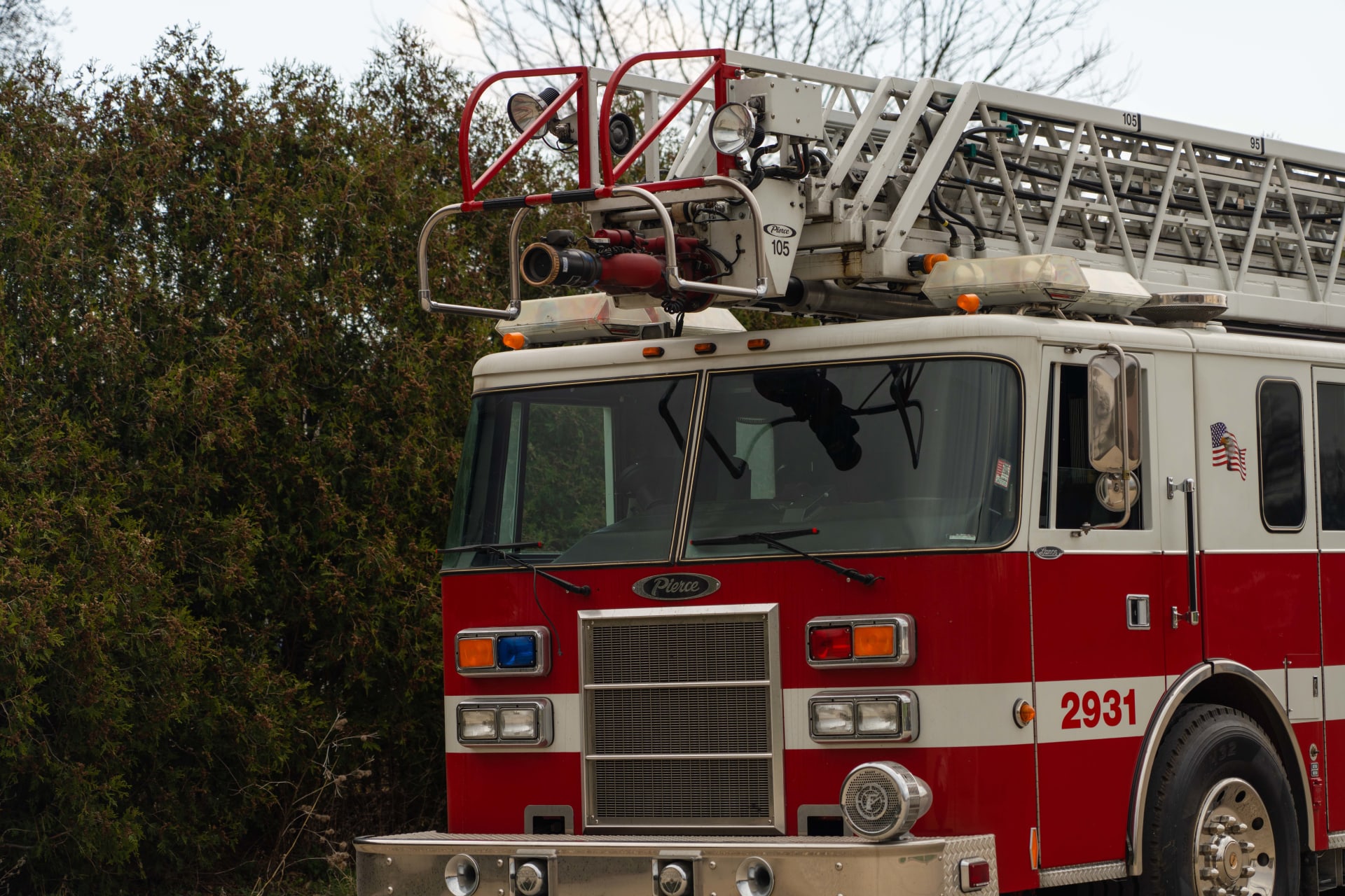 1995 Pierce Lance 105' Aerial Ladder Engine at Indy 2023 as W189 ...