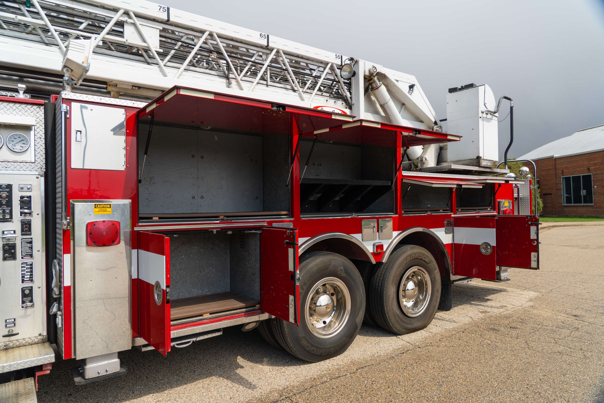 1995 Pierce Lance 105' Aerial Ladder Engine at Indy 2023 as W189 ...