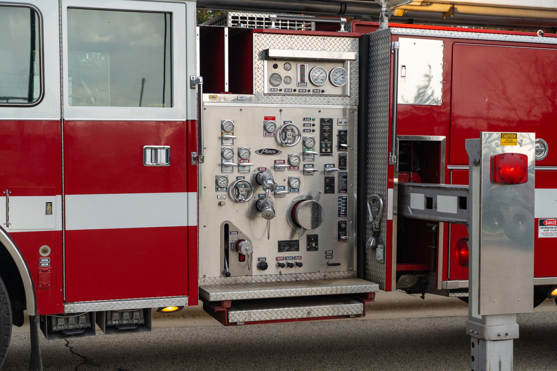 1995 Pierce Lance 105' Aerial Ladder Engine at Indy 2023 as W189 ...