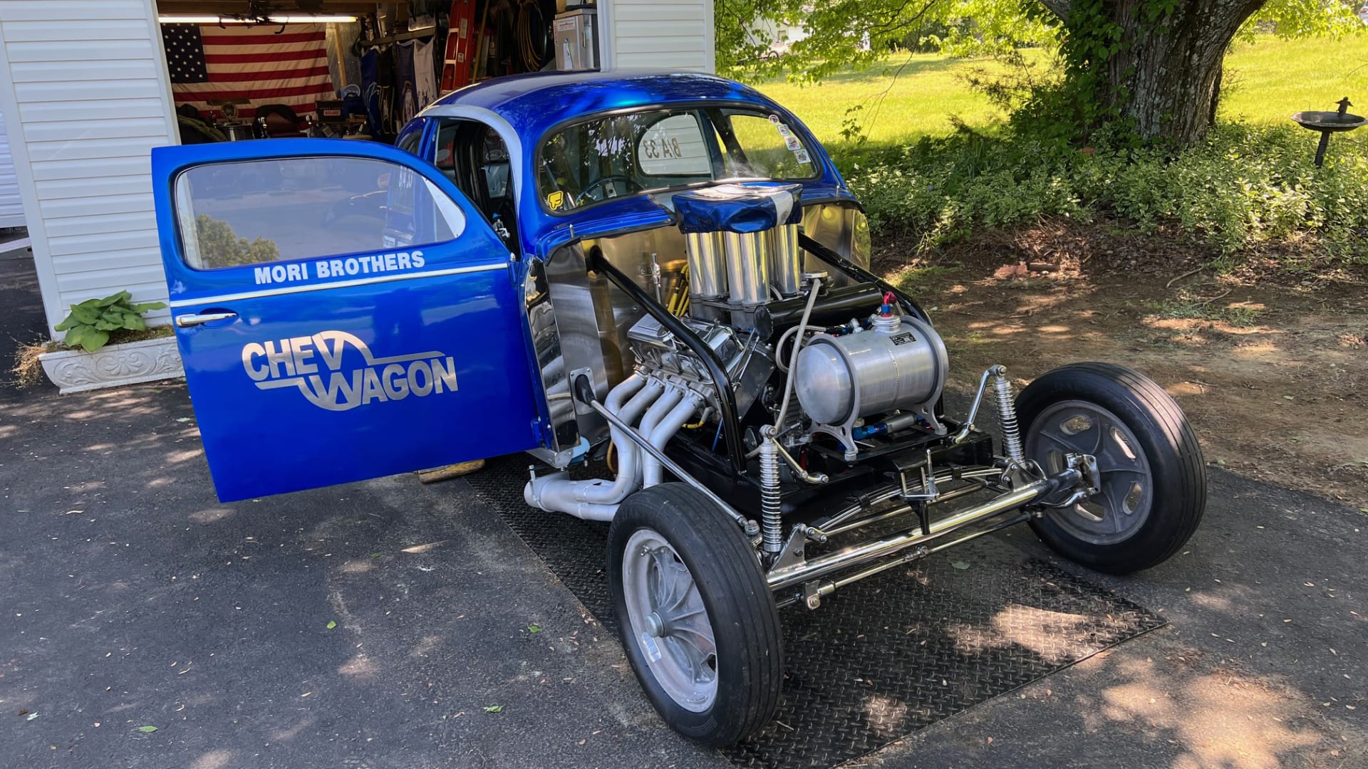 1956 Volkswagen Beetle Custom Drag Car at Harrisburg 2023 as F119 ...