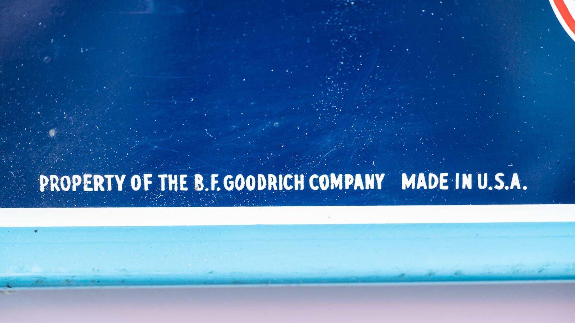 1951 B.F. Goodrich, Tires & Batteries Single-Sided Tin Sign at The ...