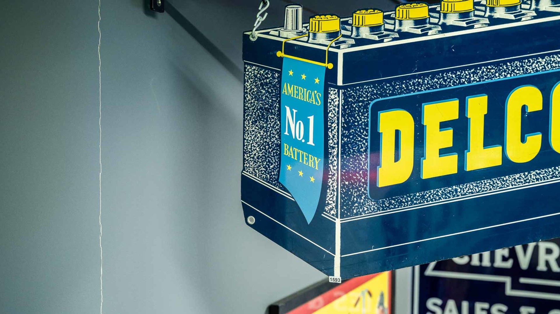 Delco Batteries Double-Sided Tin Sign at The World’s Largest Road Art ...