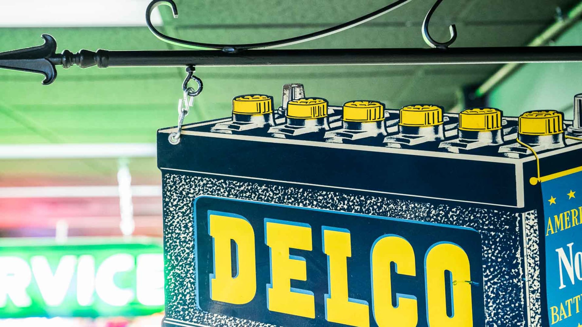 Delco Batteries Double-Sided Tin Sign at The World’s Largest Road Art ...