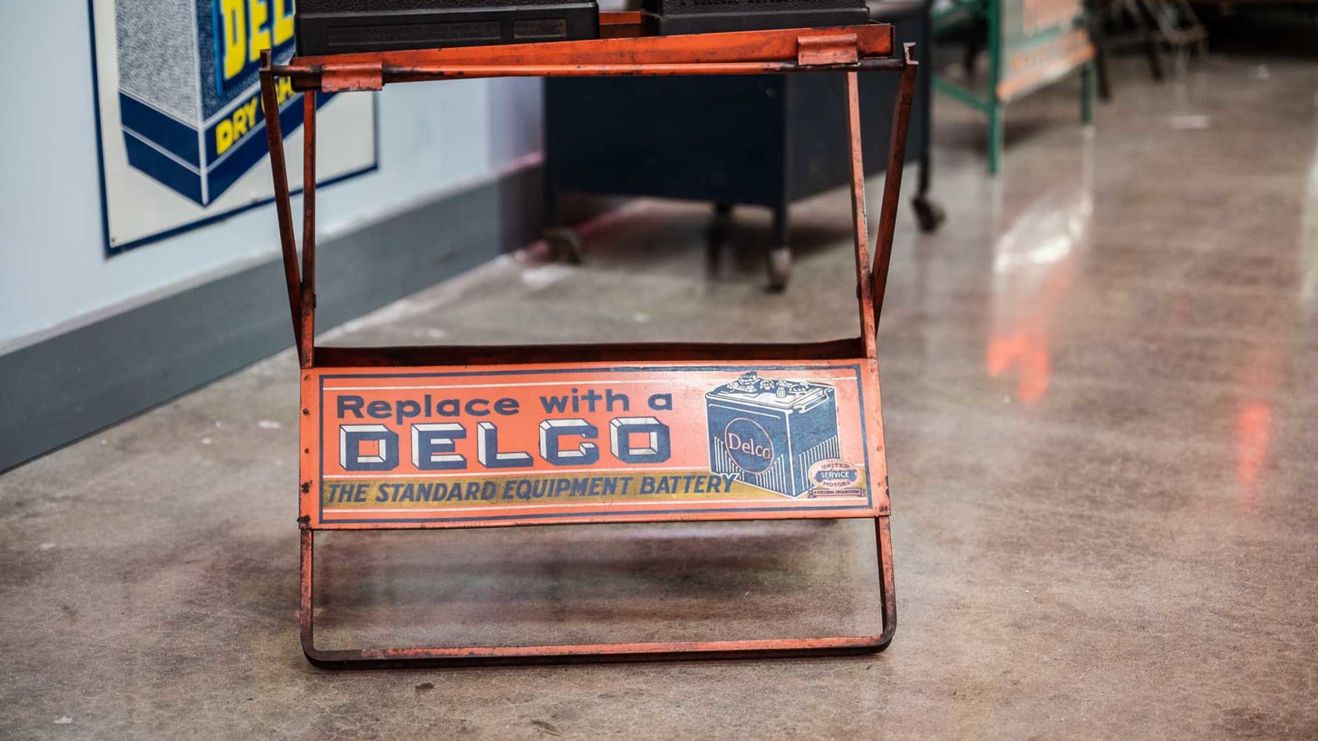 Delco Battery Display Rack with Batteries at The World’s Largest Road ...