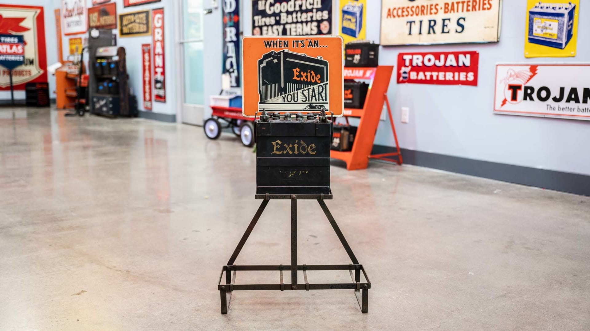 Exide Batteries Tin Display Stand at The World’s Largest Road Art ...