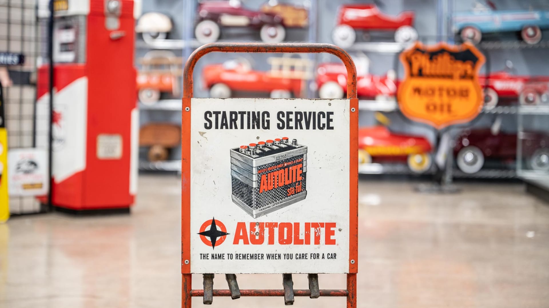 1960s Autolite Jumper Battery Cart at The World’s Largest Road Art ...