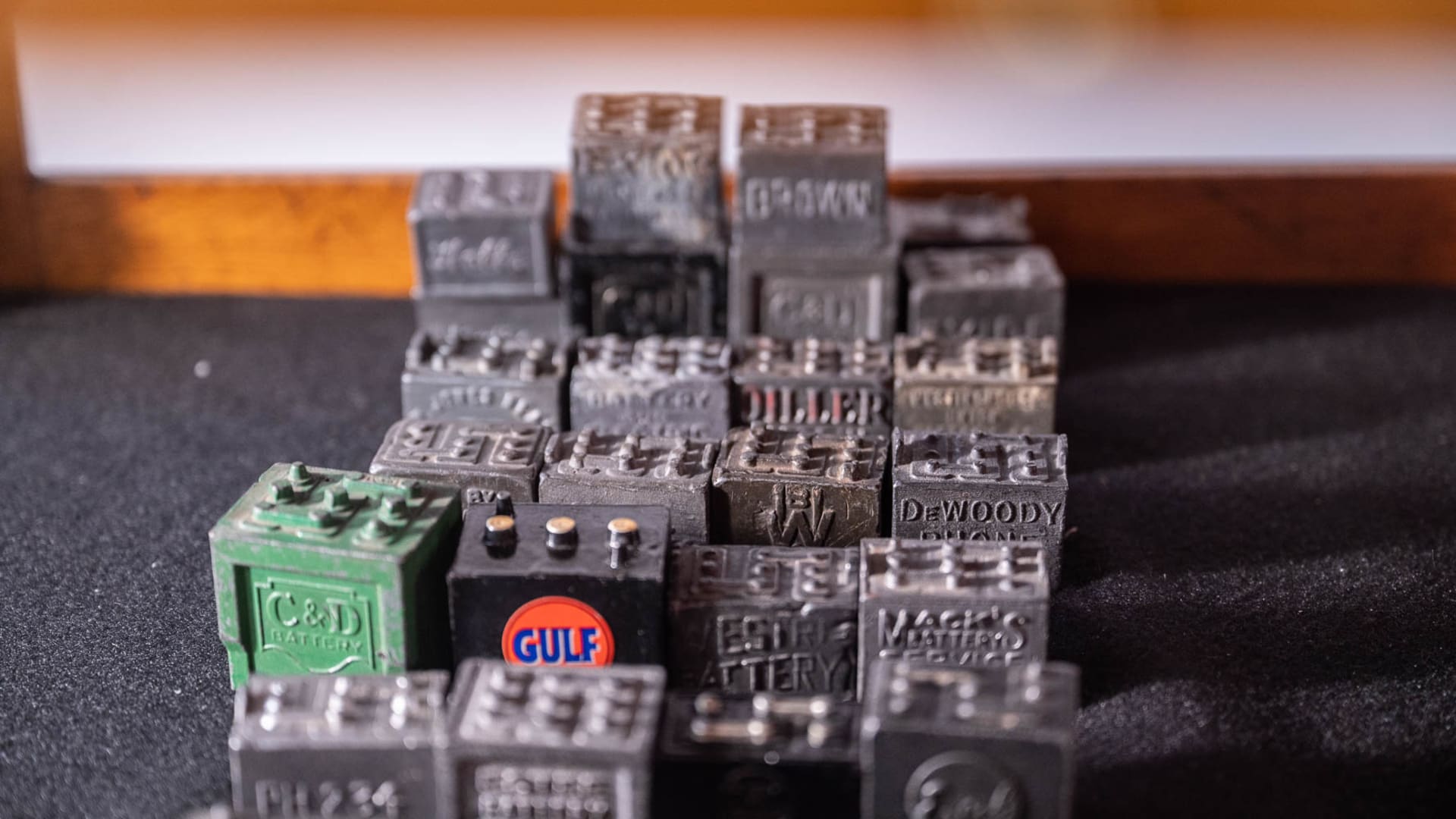 Assorted Battery Paper Weights at The World’s Largest Road Art Auction ...