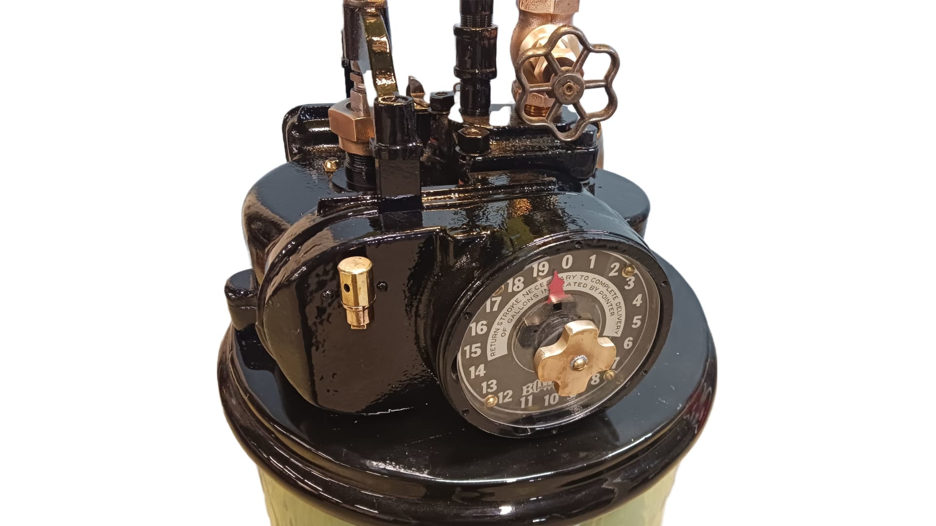 1910s Shell Bowser Chief Sentry Pre-Visible Gas Pump at Indy 2023 as ...