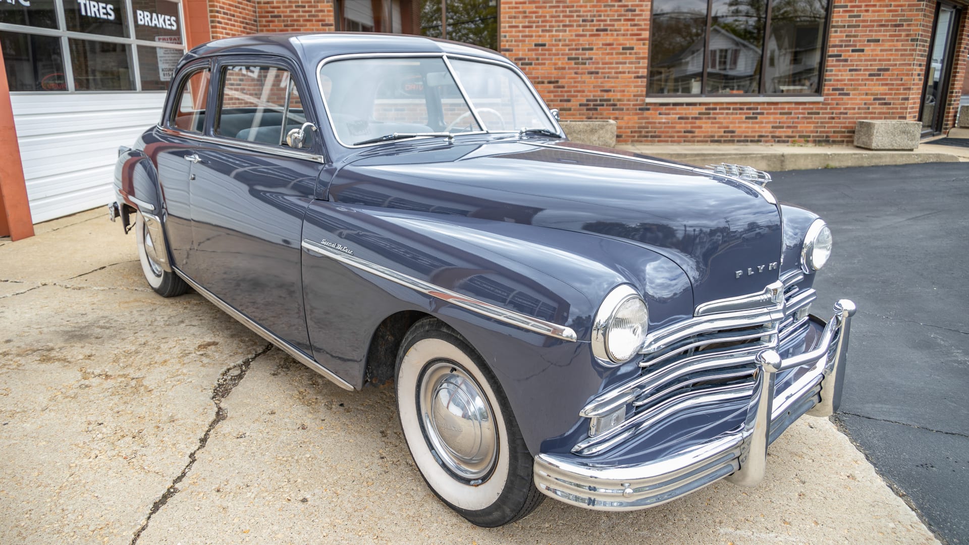 1949 Plymouth Special Deluxe Sedan at Indy 2023 as J58 - Mecum Auctions