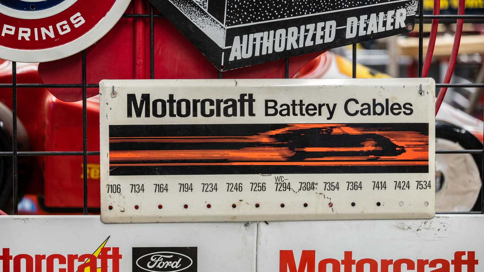 Motorcraft Single-Sided Tin Signs at The World’s Largest Road Art ...