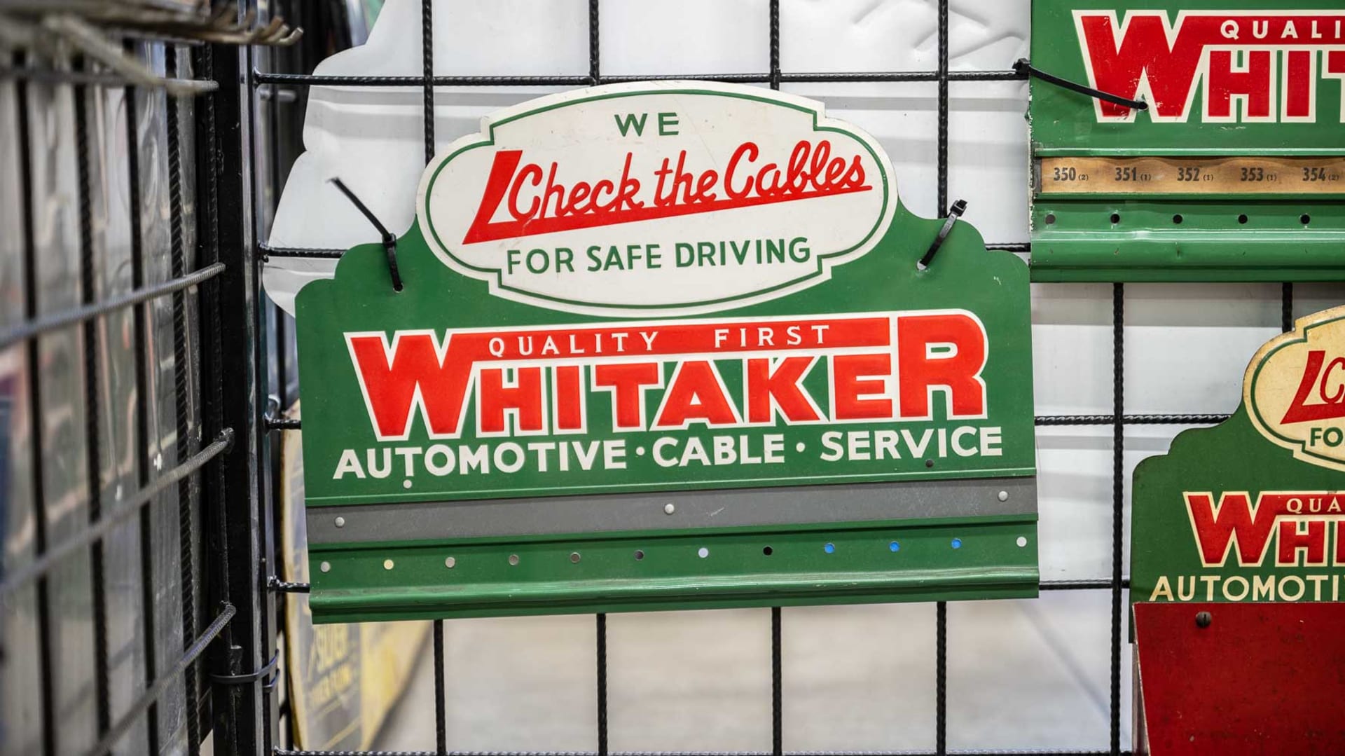 Whitaker and Hobbs Battery Racks and Sign at The World’s Largest Road ...