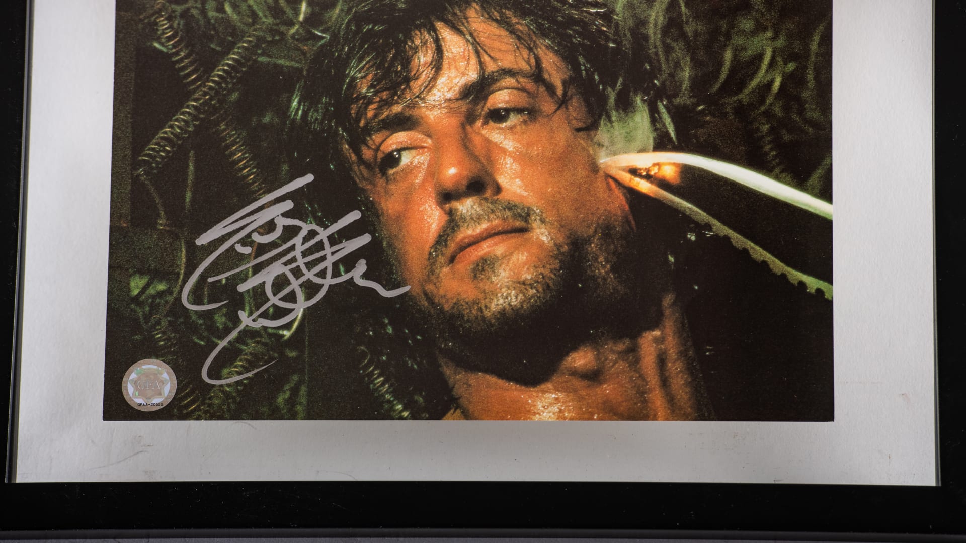 Rambo II Sylvester Stallone Signed Photograph at Indy 2023 as Z133 ...